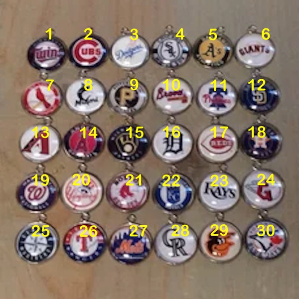 Baseball Charms - Etsy