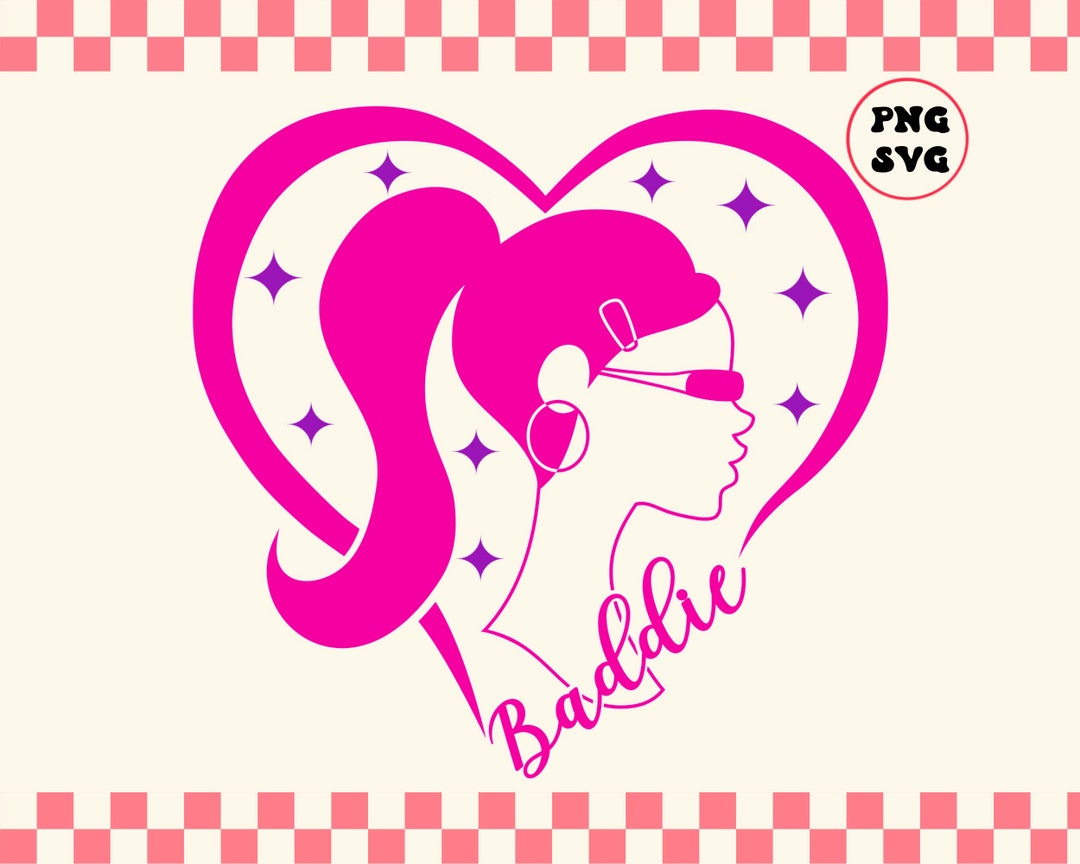 Pink Baddie Png Girl Baddie Svg Logo Design for Shirt Mug - Etsy