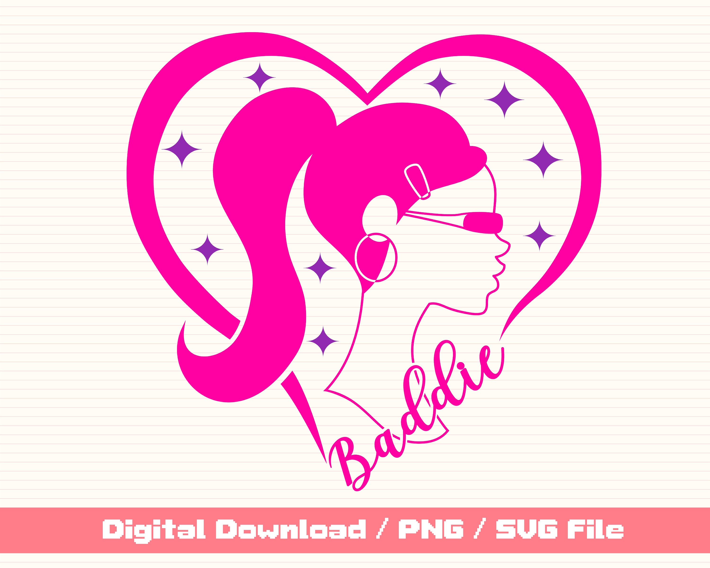 Pink Baddie Png, Girl Baddie Svg Logo, Design for Shirt, Mug, Sticker ...