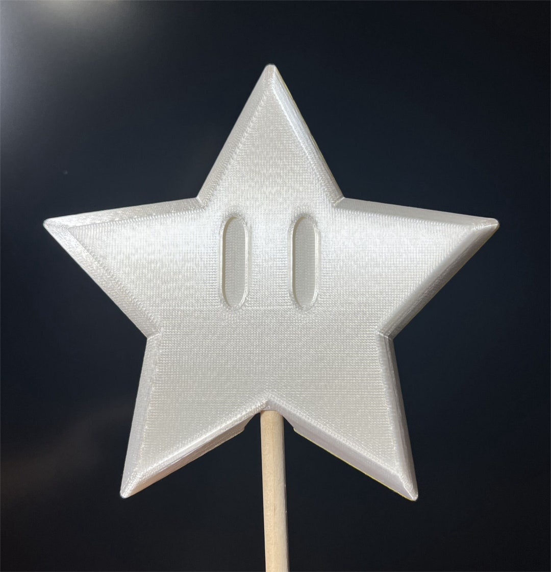 Super Star Tree Topper Super Mario Inspired - Etsy