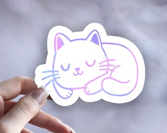 Cat Sun Catcher Sticker - Etsy