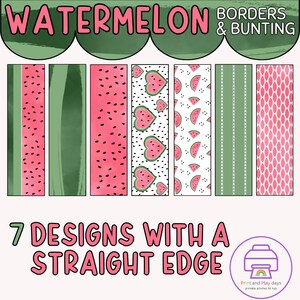 Classroom Decor | Watermelon Bulletin Board Borders | Watermelon Theme ...