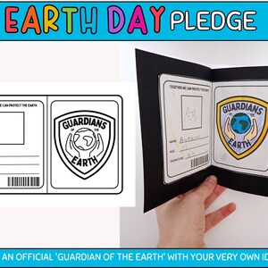 Earth Day Printable Pledge Activity for Kids | Earth Day Headbands ...