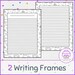 All About Me - Back to School Writing With Prompts Activity Sheet - Etsy