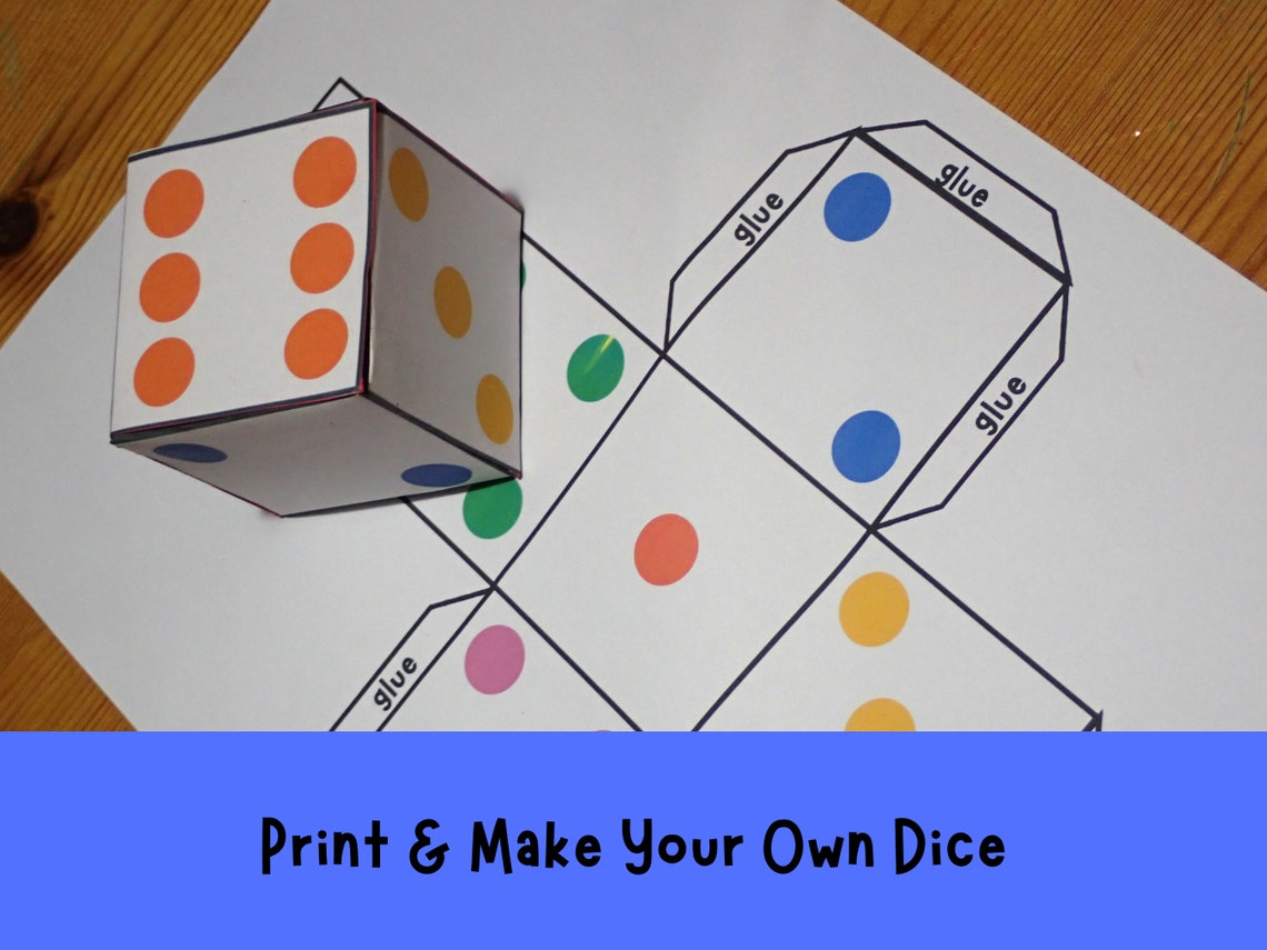 Butterfly Roll and Colour Activity Sheet With Dice Template | Roll and ...