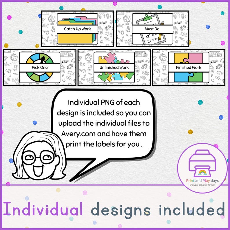 Catch up Work Folder Labels for Classroom Management - Etsy