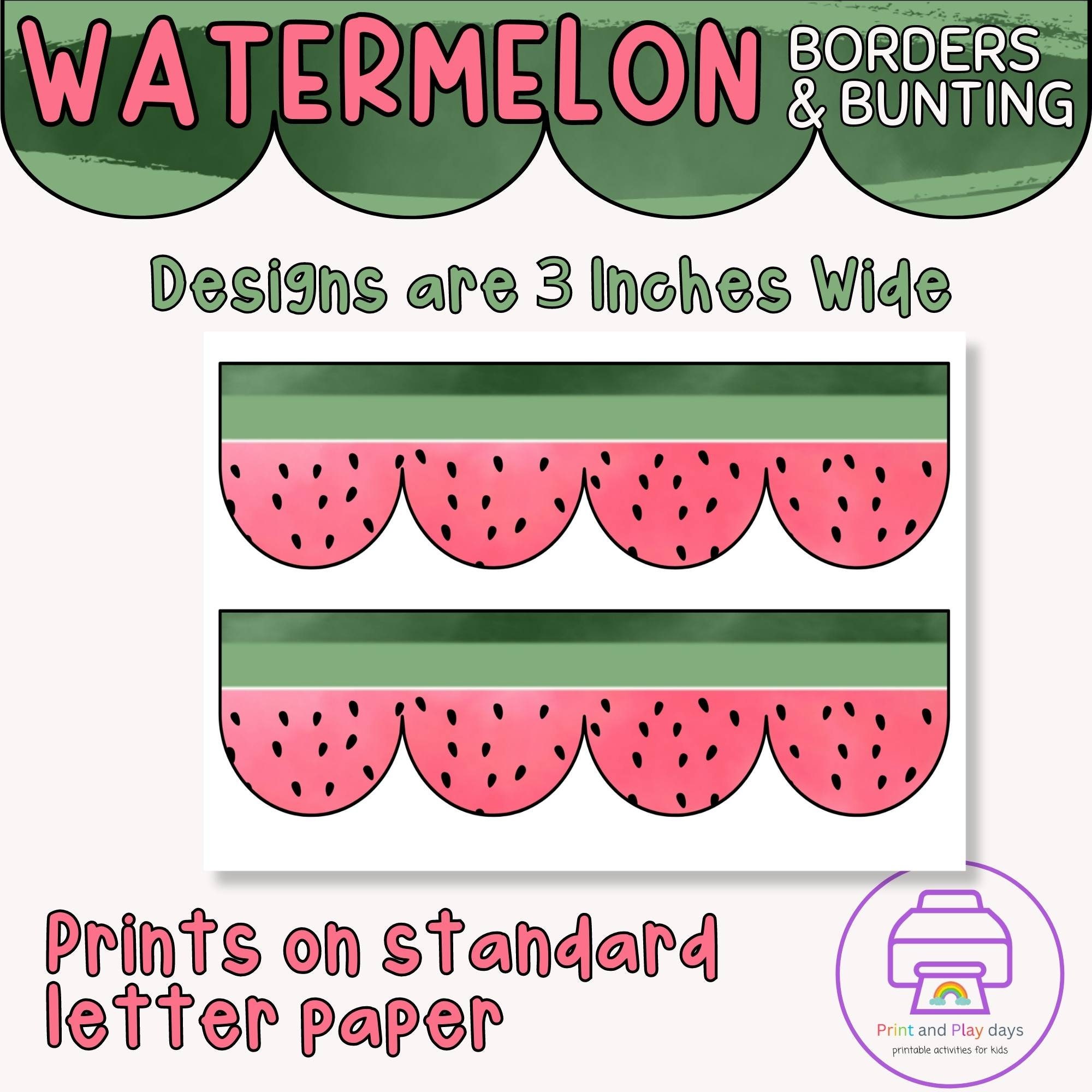 Classroom Decor | Watermelon Bulletin Board Borders | Watermelon Theme ...