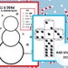 Roll A Dice Game Build A Snowman |D.I.Y Dice Template | Winter Themed ...