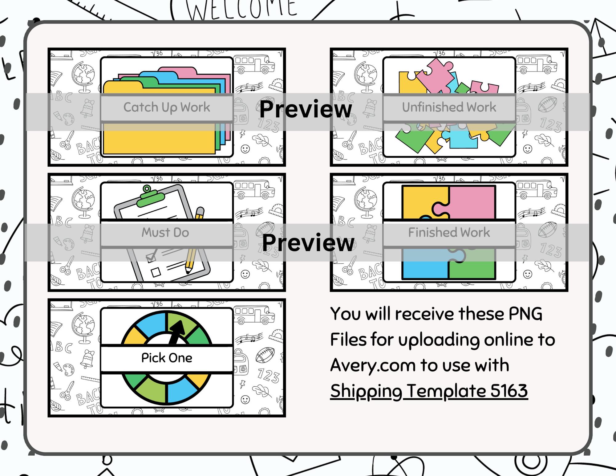 Binder Organization Labels and Covers for Teachers | Password Labels ...