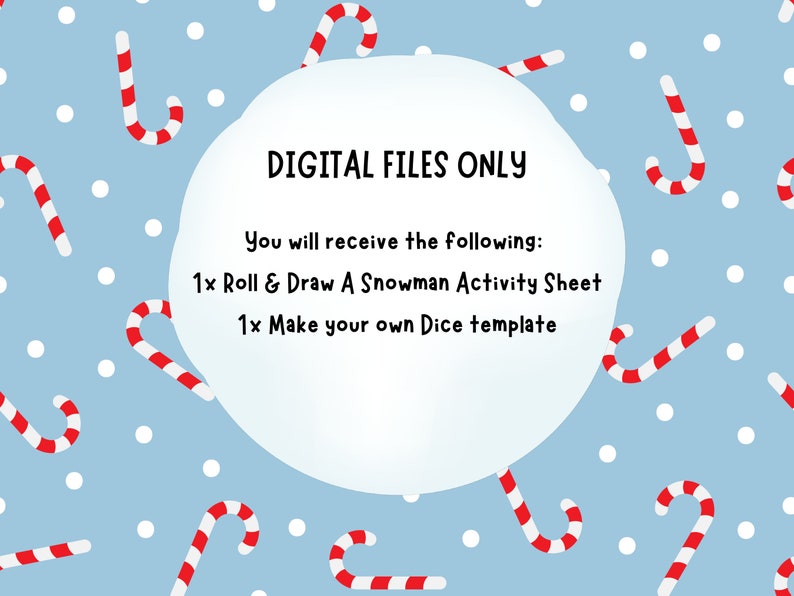 Roll A Dice Game Build A Snowman |D.I.Y Dice Template | Winter Themed ...