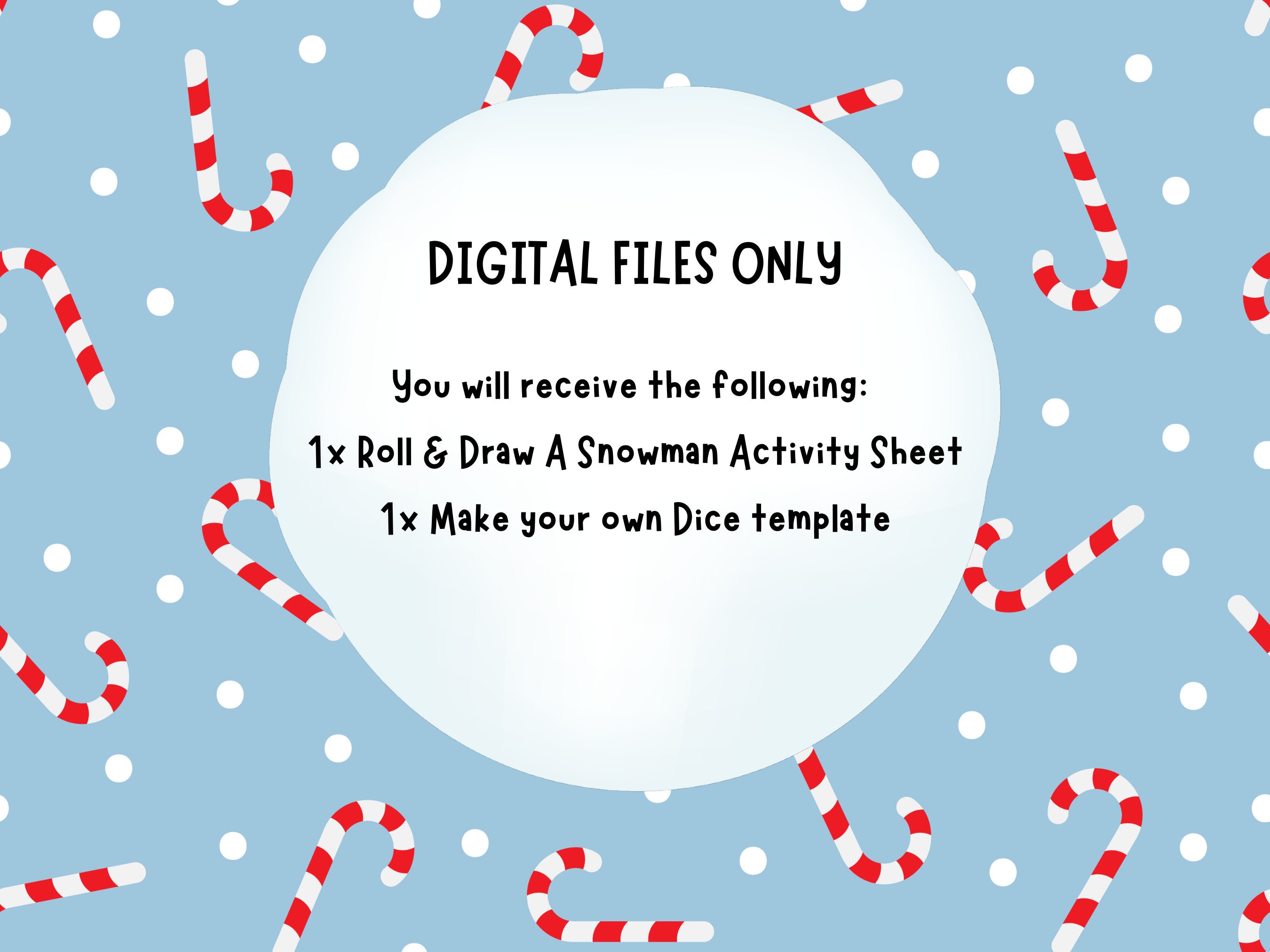 Roll A Dice Game Build A Snowman |D.I.Y Dice Template | Winter Themed ...