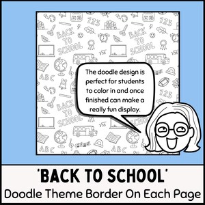 Back to School Writing Paper for Kids | Handwriting Lined Paper - Etsy