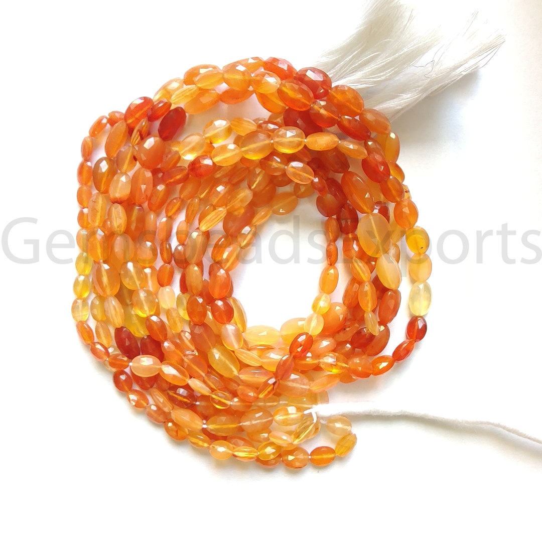 Multi Shaded Carnelian Faceted Cut Beads, AAA Beautiful Carnelian Beads ...