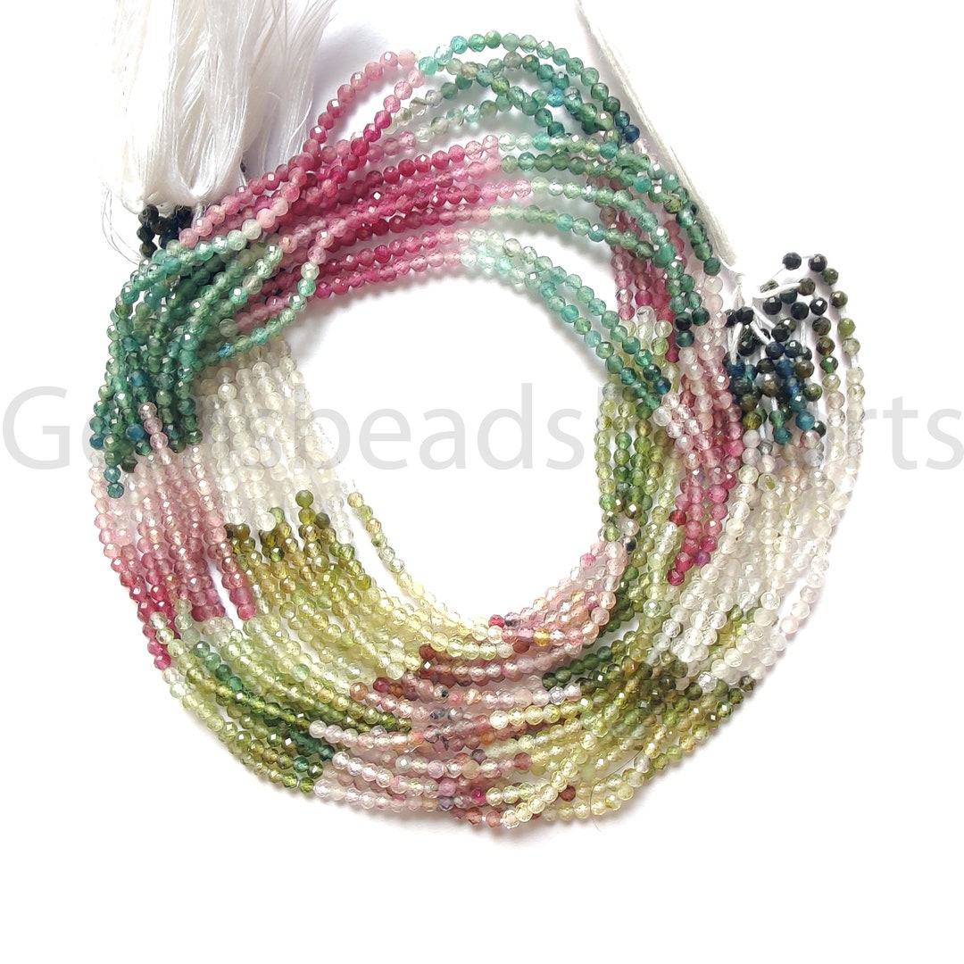 Natural Tourmaline Gemstone Beads AAA Beautiful Tourmaline Beads Shaded ...