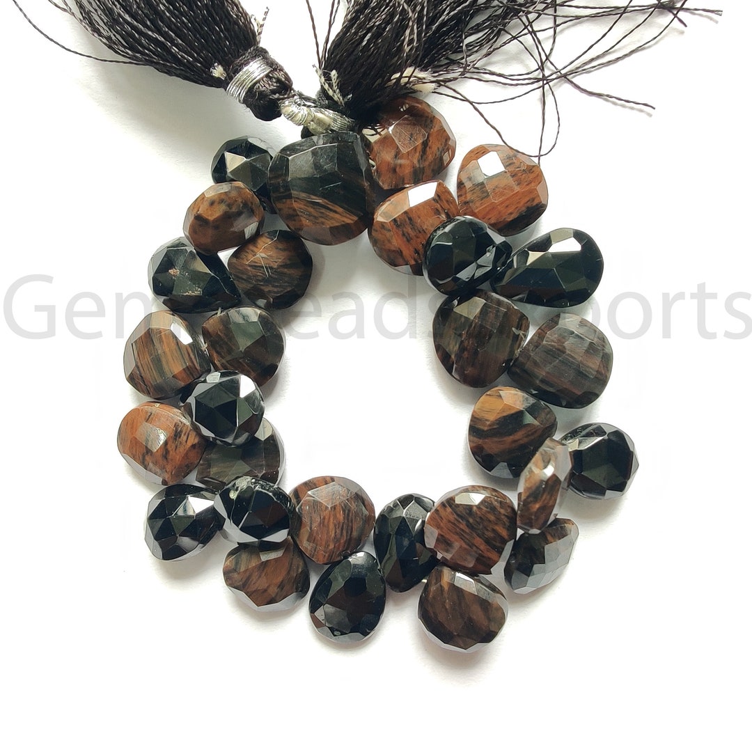 Black Tiger Eye Stone Beads AAA Natural Tiger Eye Beads Tiger Eye Mix ...