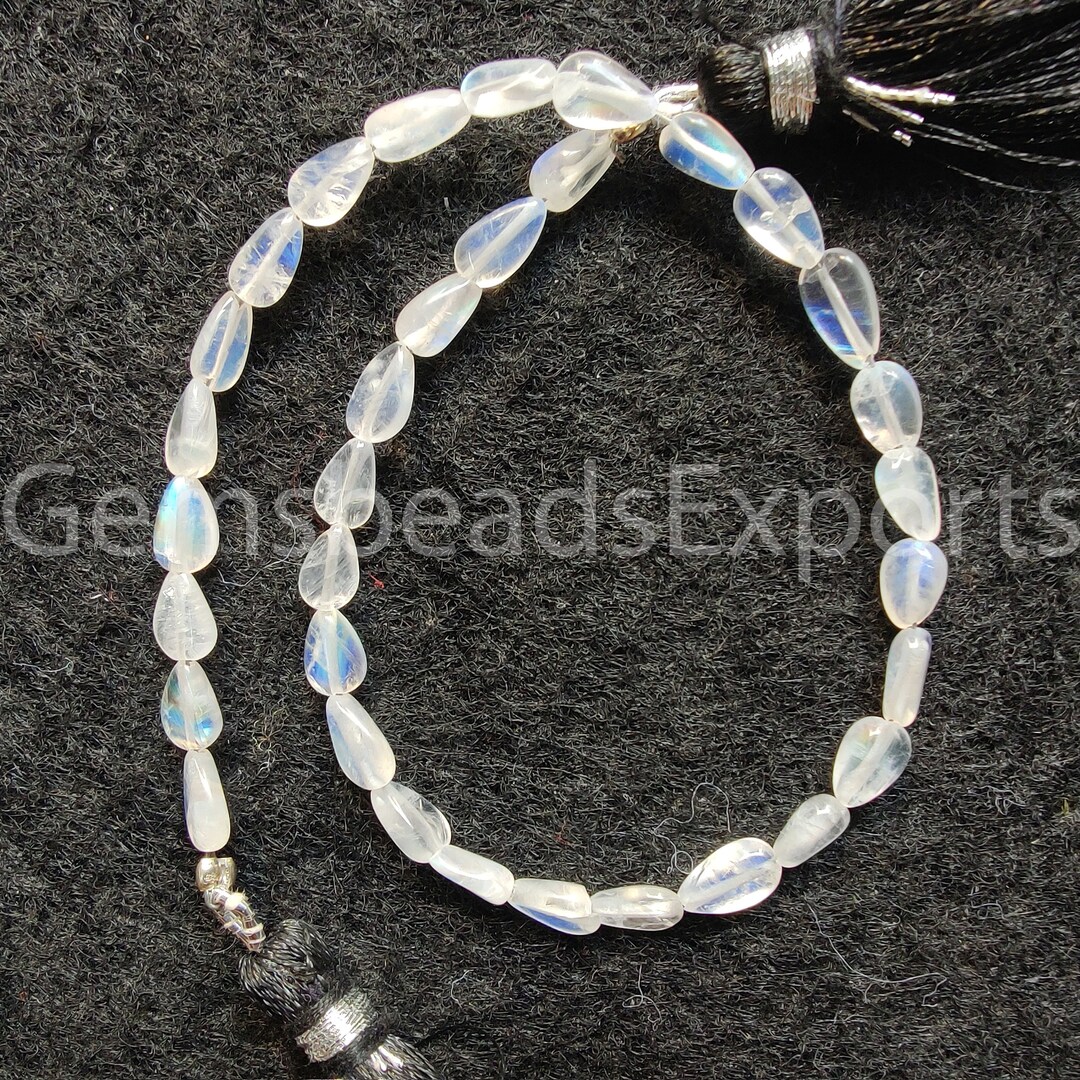 Blue Fire Rainbow Pear Shape Beads, Natural Blue Fire Rainbow Gems, AAA ...