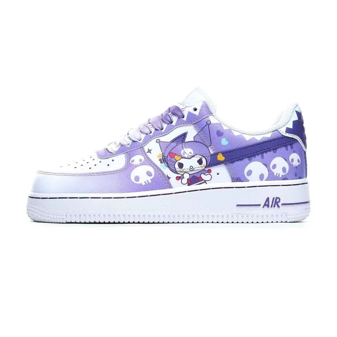 Kuromi Custom Air Force Custom Anime Sneakers Gift for Her for Child My ...