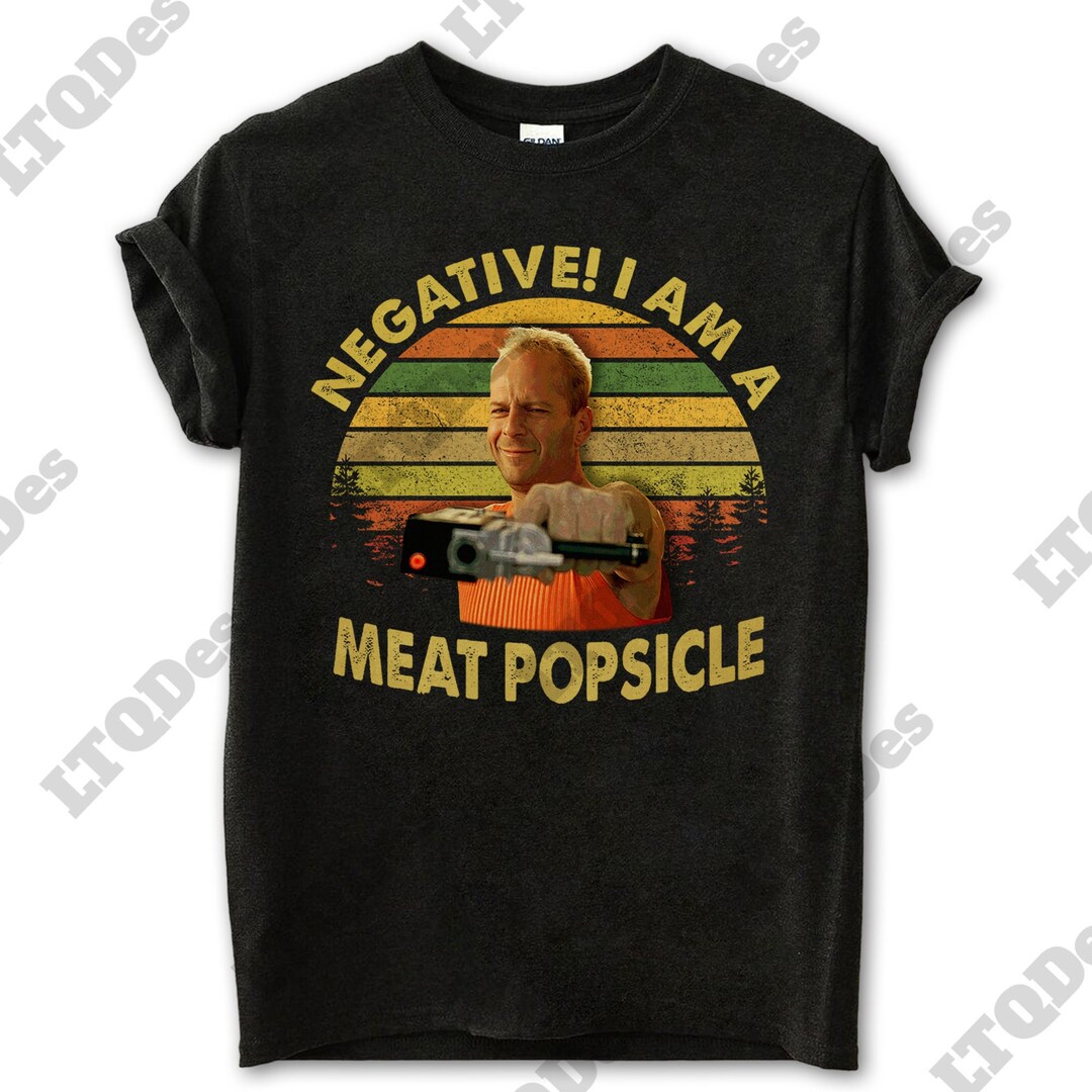 The Fifth Element Shirt, Negative I Am A Meat Popsicle T-shirt, Vintage ...