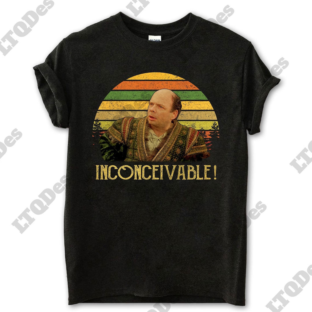 The Princess Bride Shirt, Vizzini Inconceivable Vintage T-shirt, Movies ...