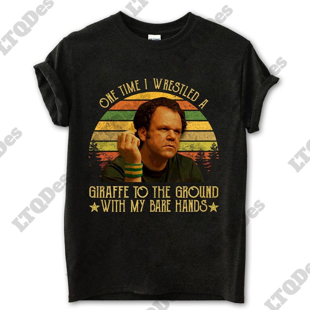 Step Brothers Shirt, Dale Doback One Time I Wrestled A Giraffe to the ...