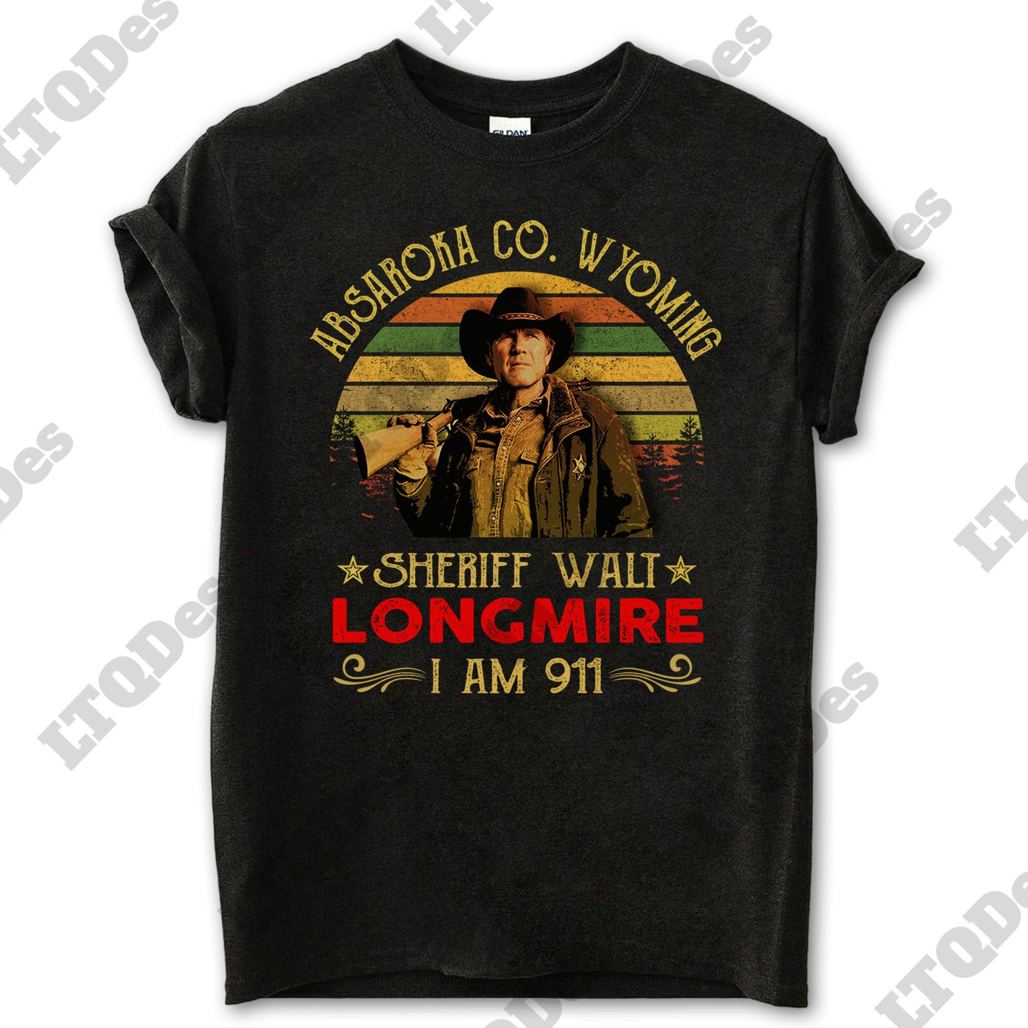 Walt Longmire Shirt Craig Allen Johnson Vintage T-shirt - Etsy