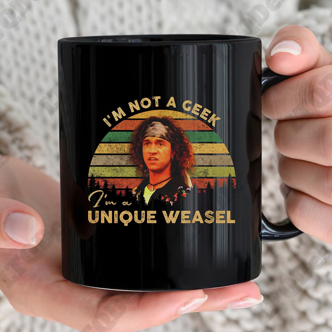 Encino Man Vintage Coffee Mugs, Stoney Brown I'm Not A Geek I'm A ...