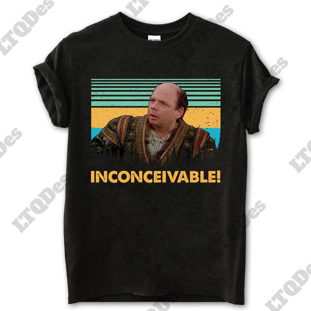 The Princess Bride Shirt, Vizzini Inconceivable Vintage T-shirt, Movies ...
