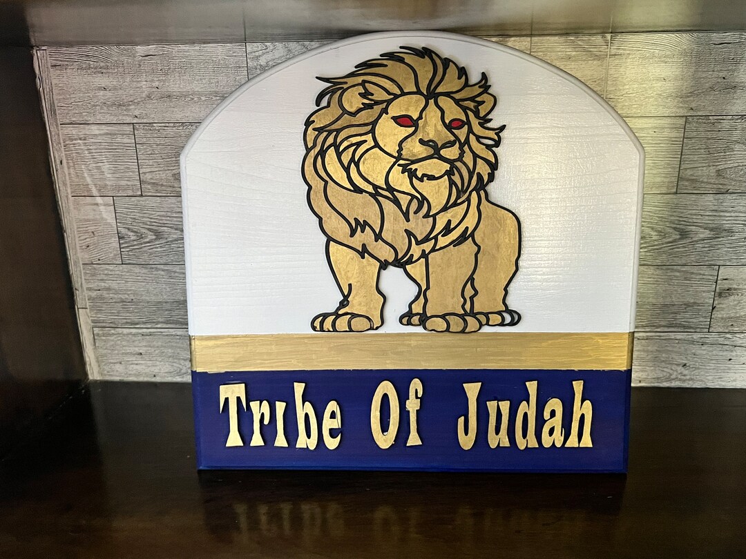 Tribe of Judah Wooden Sign - Etsy