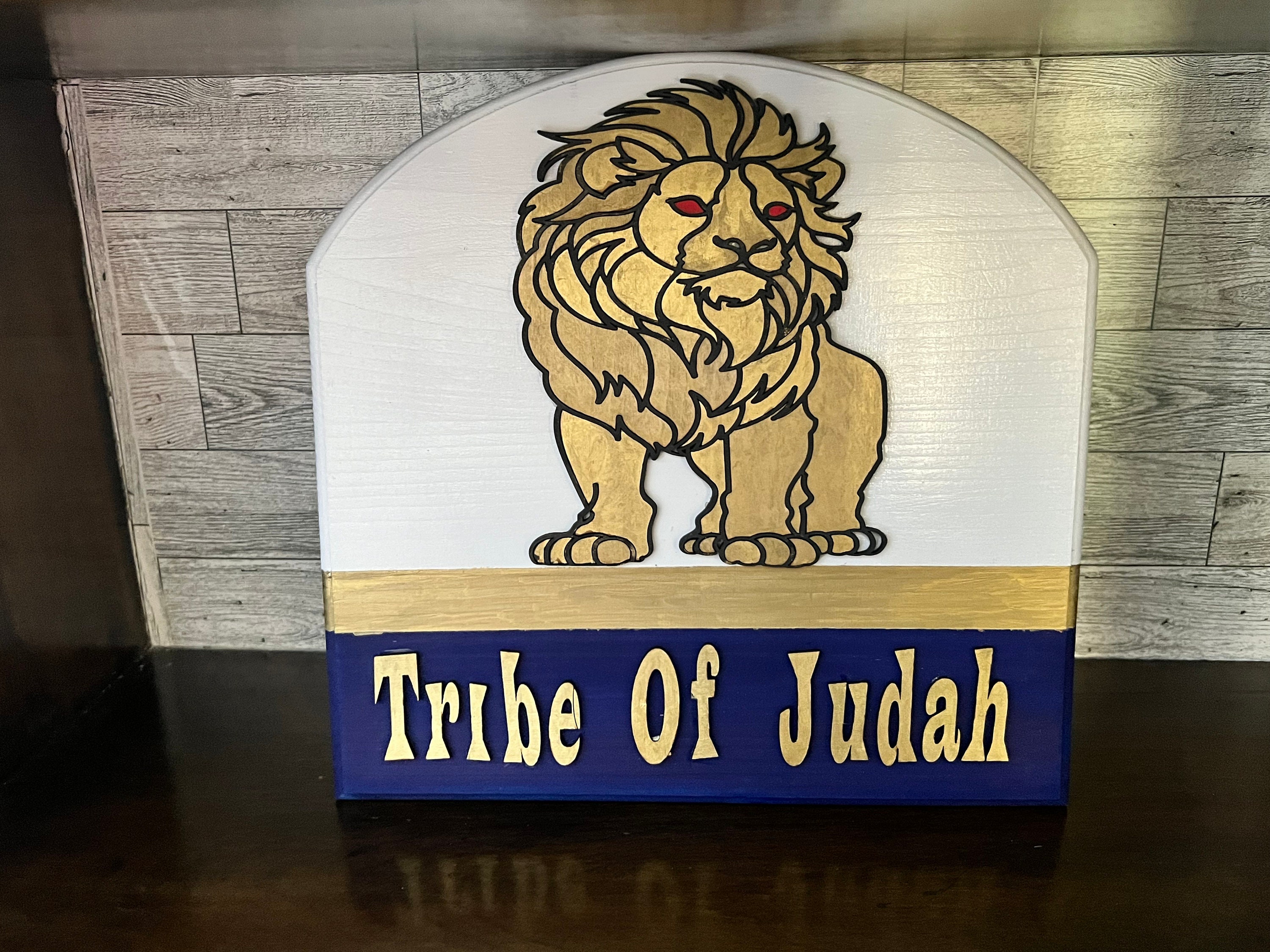 Tribe of Judah Wooden Sign - Etsy