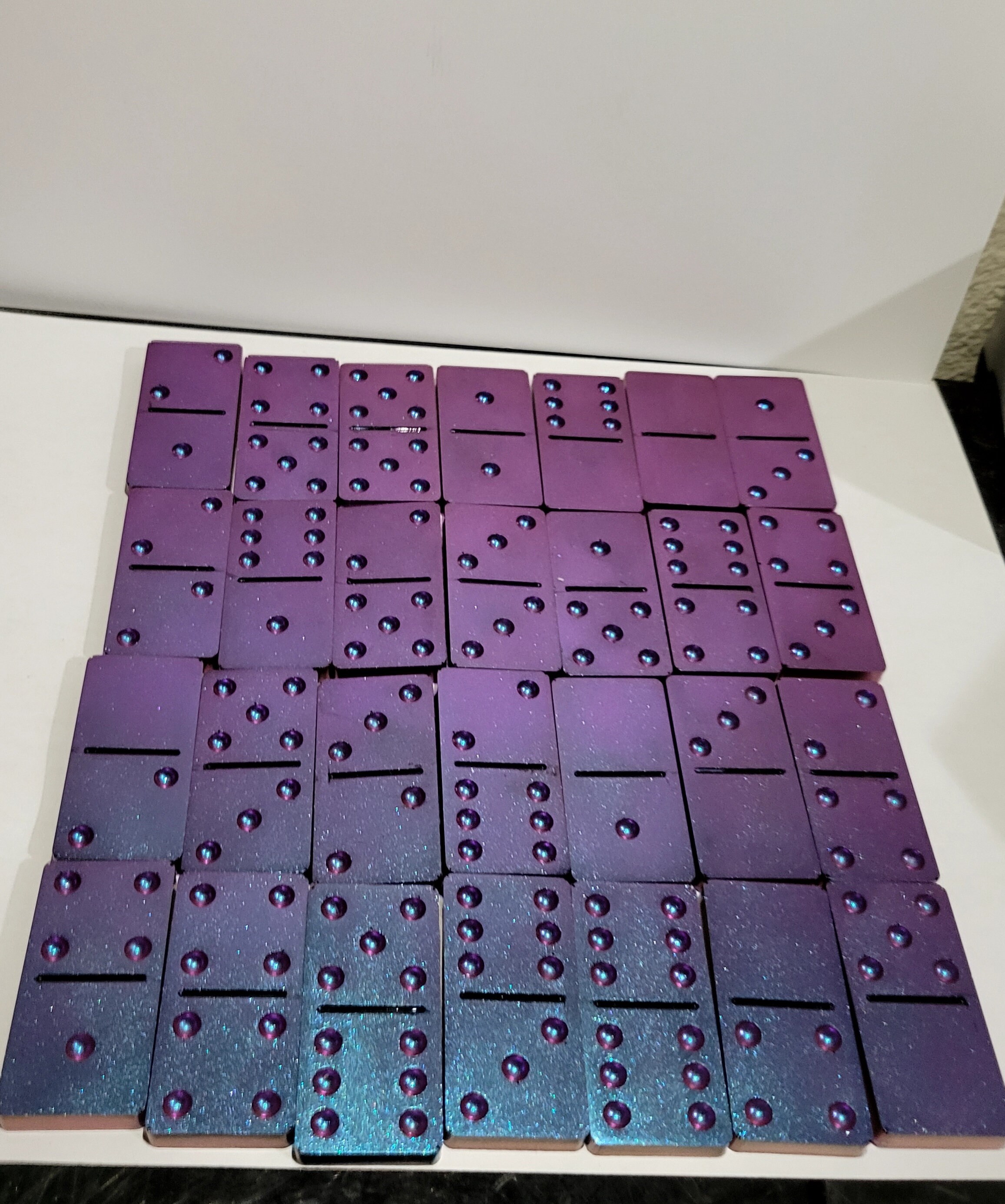 Color Shifting Resin Domino Sets - Etsy