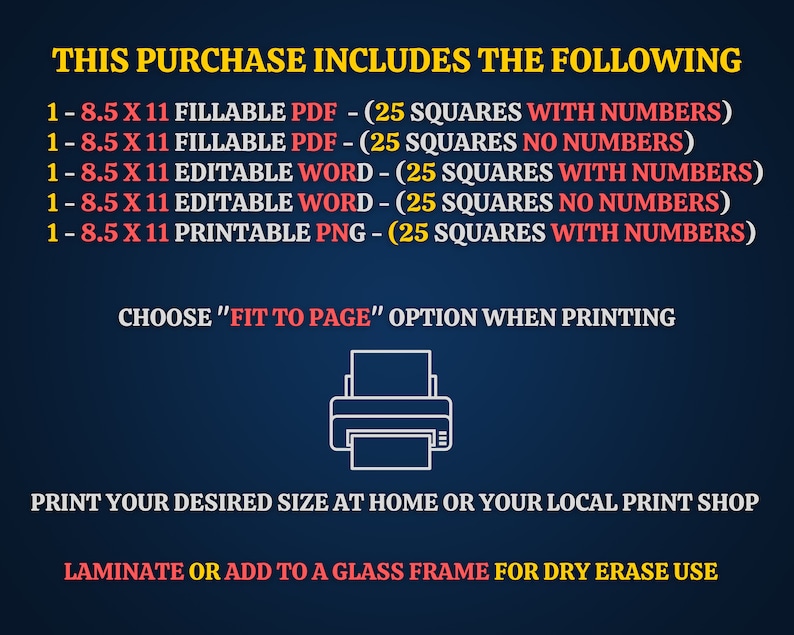 Football Squares Template 25, 25 Square Grid, Printable Football ...