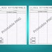 Editable Class Attendance, Attendance Sheet Printable, Attendance ...