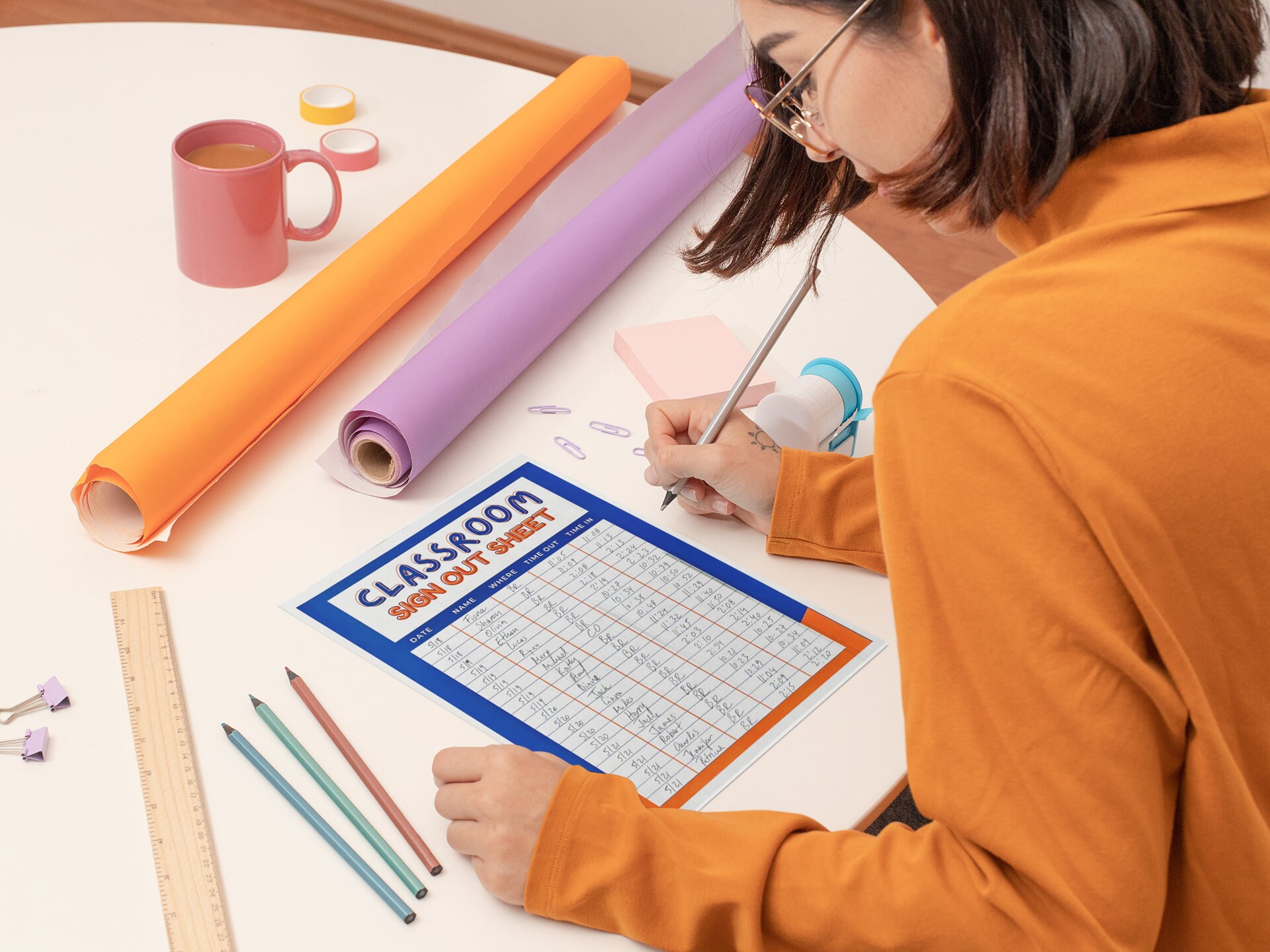 Classroom Sign Out Sheet Printable, Classroom Check Out, Classroom ...