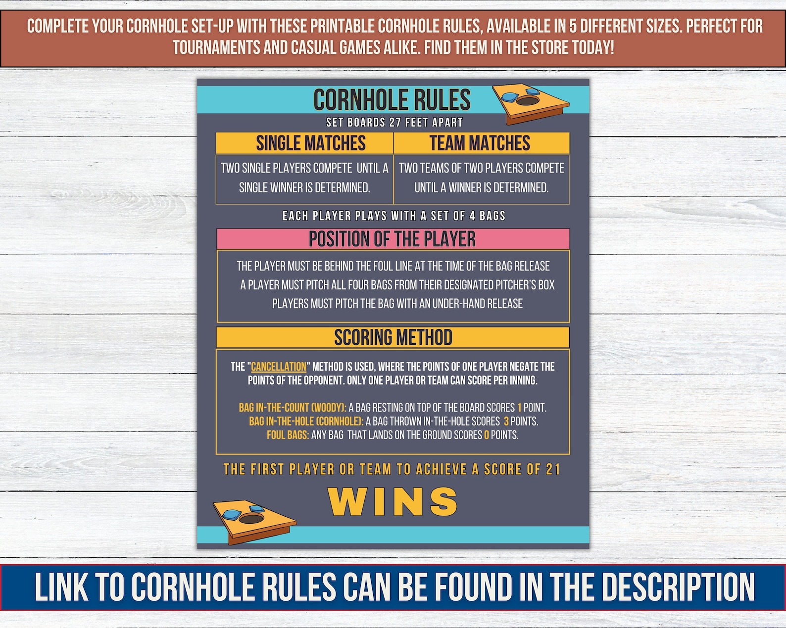 8, 16 Double Elimination Brackets, Printable Cornhole Brackets, Seeded ...