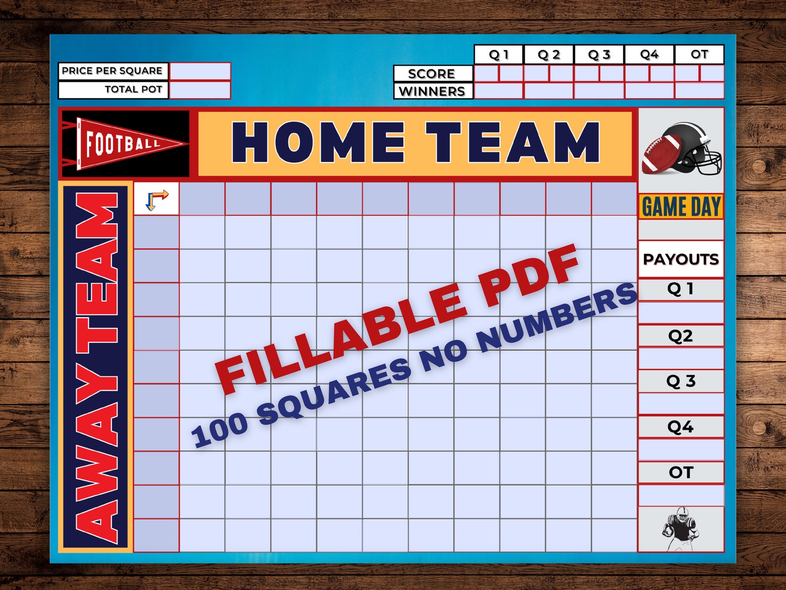 Football Squares, 100 Squares, the Big Game, Super Squares 2026 ...