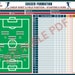11v11 Soccer Formation Lineup Sheet With Starters and Subs, Fillable ...