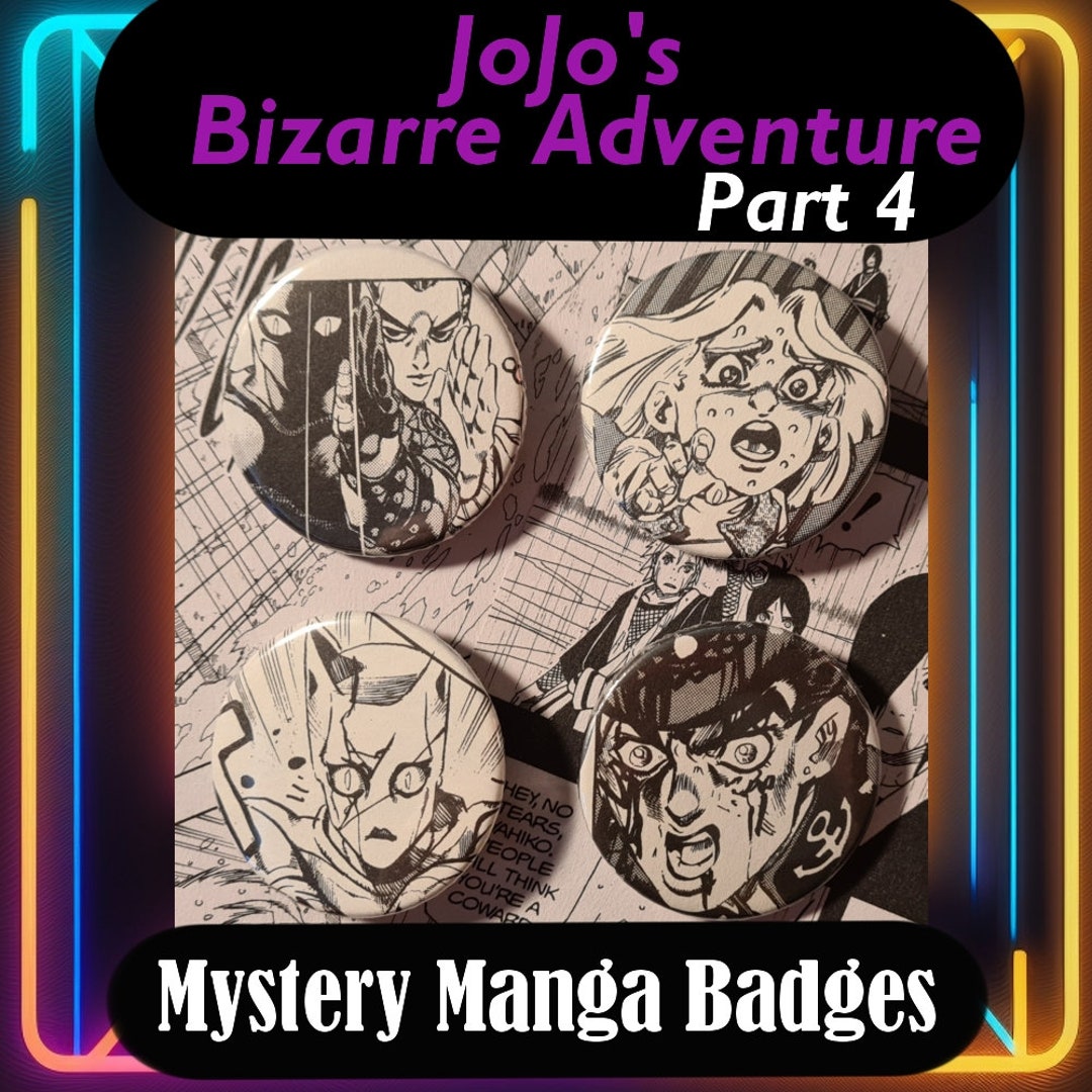 Jojo's Bizarre Adventure Part 4 Mystery Manga Badges X4 - Etsy