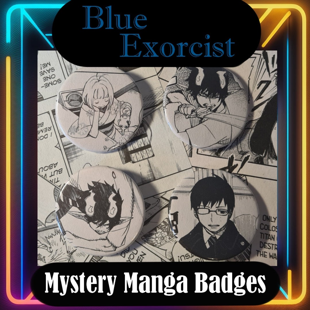 Blue Exorcist Mystery Manga Badges X4 - Etsy