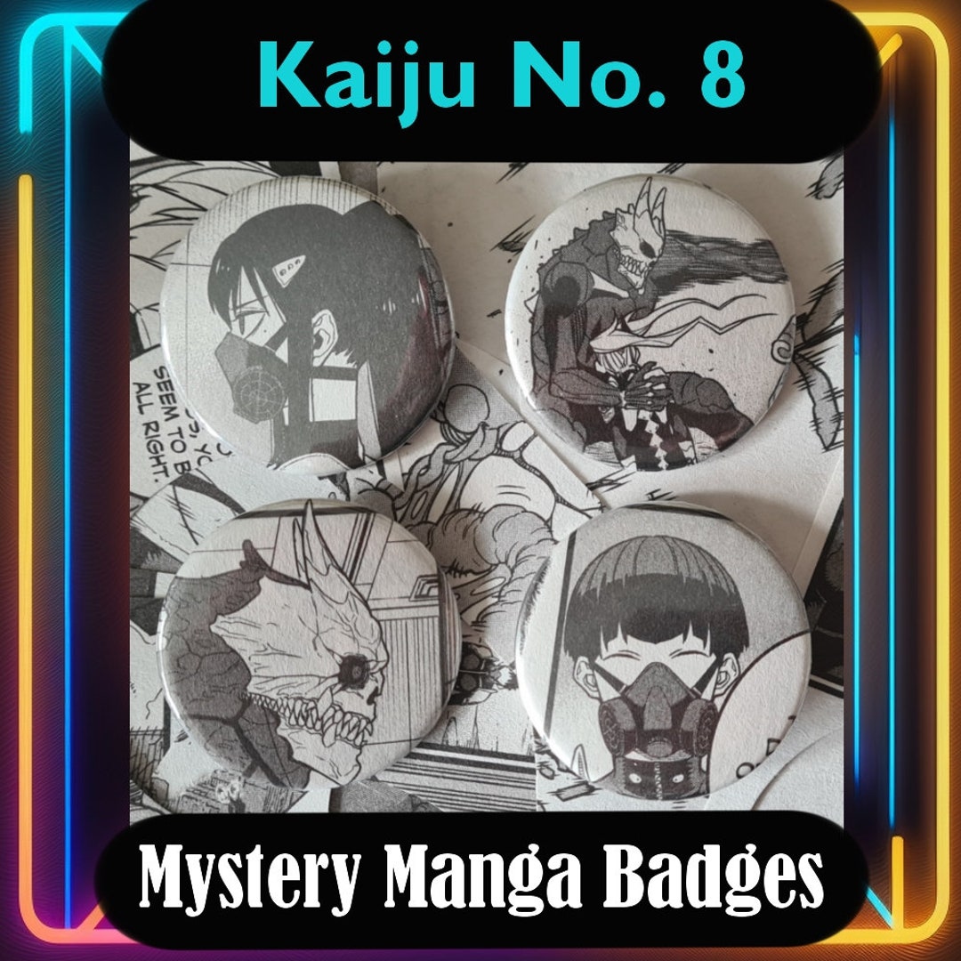 Kaiju No.8 Mystery Manga Badges X4 - Etsy