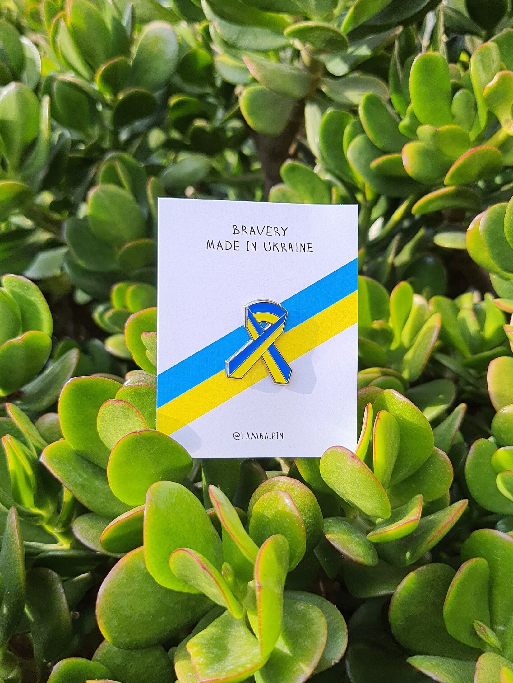 Ukrainian Flag Ribbon Enamel Pin, Support Ukraine Badge, Ukraine Button ...