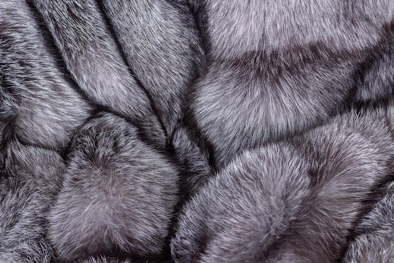 Echte Blue Frost Fuchs Decke, Luxus Wohnzimmer, Echtpelz Decke, Fuchs Pelz Decke werfen ...