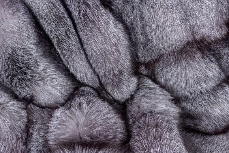 Echte Blue Frost Fuchs Decke, Luxus Wohnzimmer, Echtpelz Decke, Fuchs Pelz Decke werfen ...