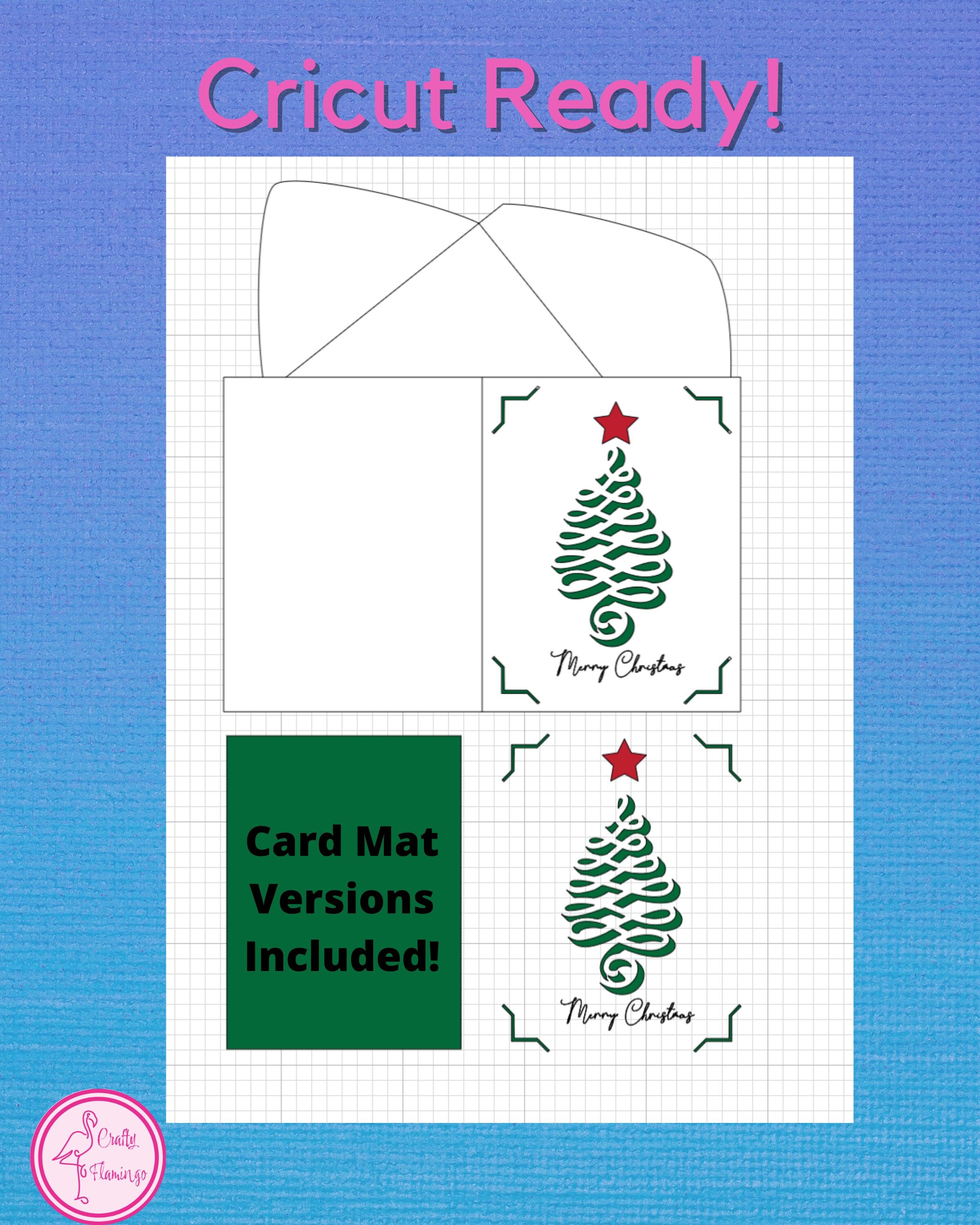 Christmas Tree Squiggle Design Card Christmas Tree Card - Etsy UK