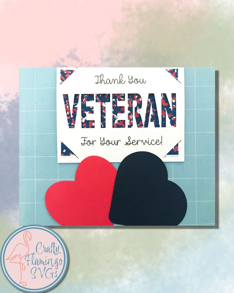 Thank You Veteran for Your Service, Thank You Veteran Card, Veterans ...
