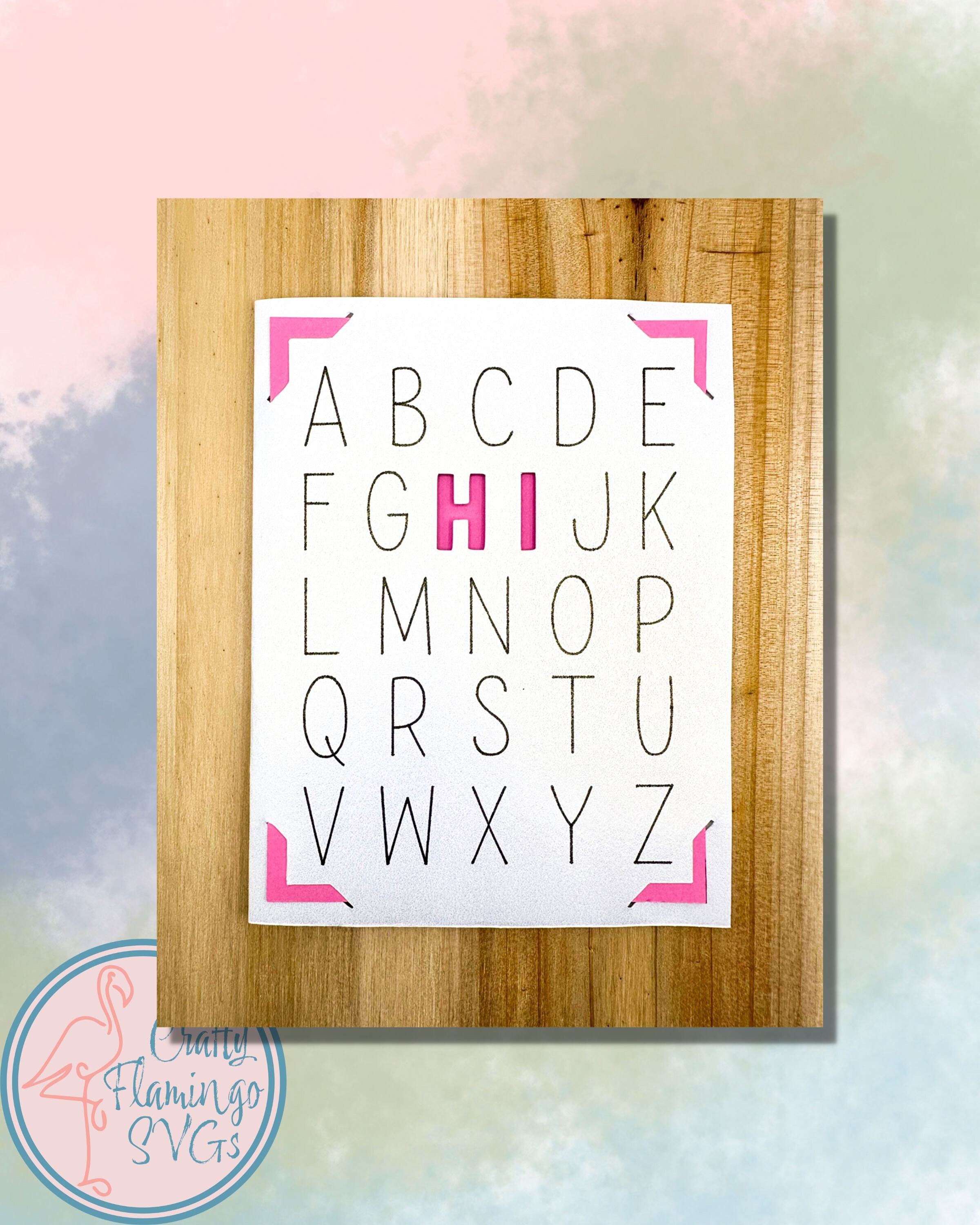 HI Alphabet Card, HI Card Svg, Hello Card Svg, Friendly Greeting Card ...