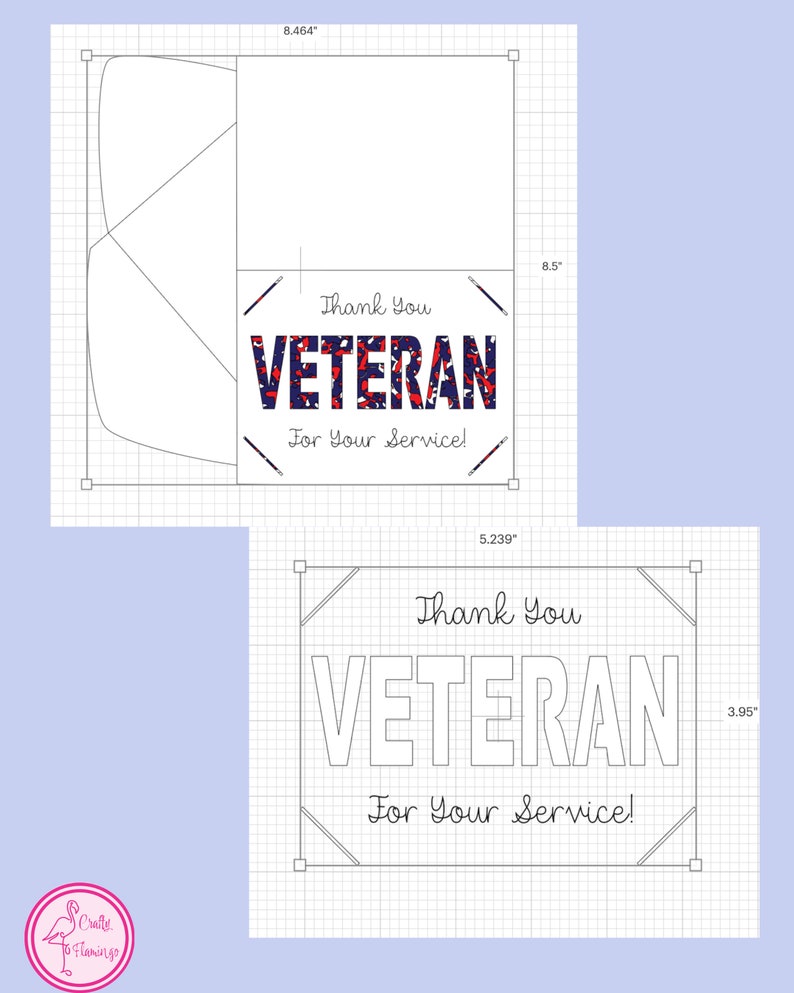 Thank You Veteran for Your Service Thank You Veteran Card - Etsy
