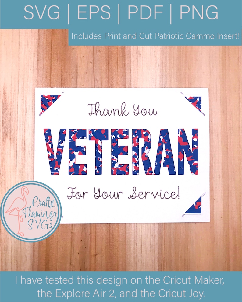 Thank You Veteran for Your Service, Thank You Veteran Card, Veterans ...