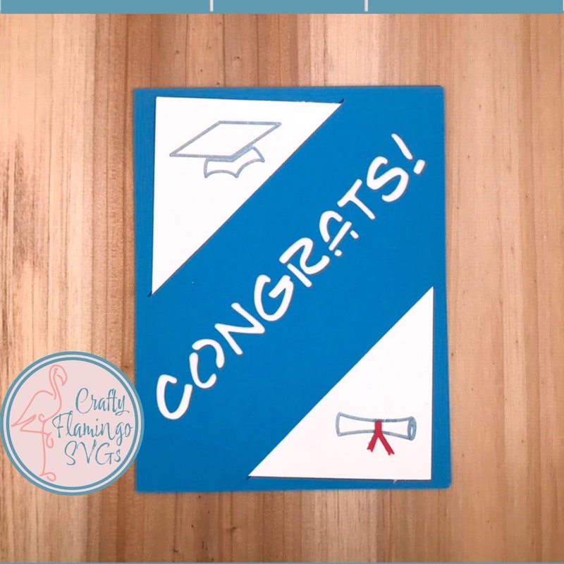 Graduation Card Svg - Etsy