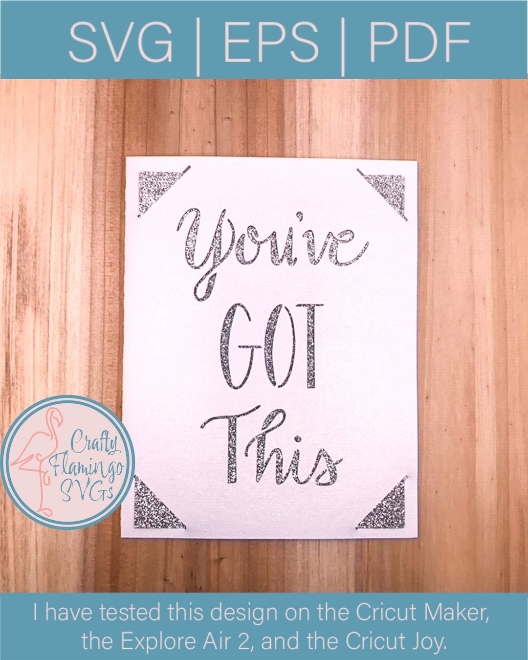 You've Got This Card, You've Got This, Support Card SVG, Cricut ...