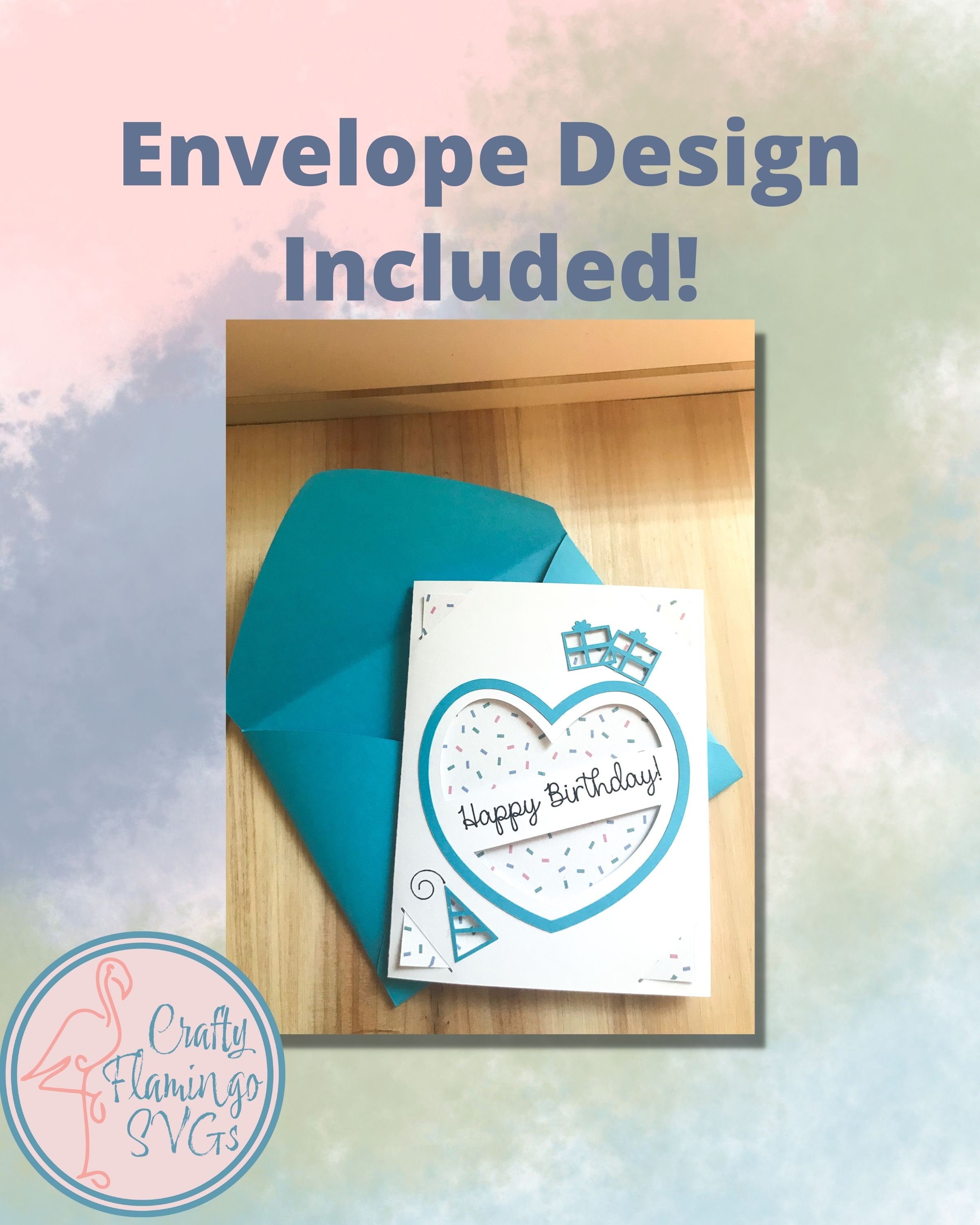 Birthday Confetti Card, Happy Birthday Insert Card, Happy Birthday Card ...